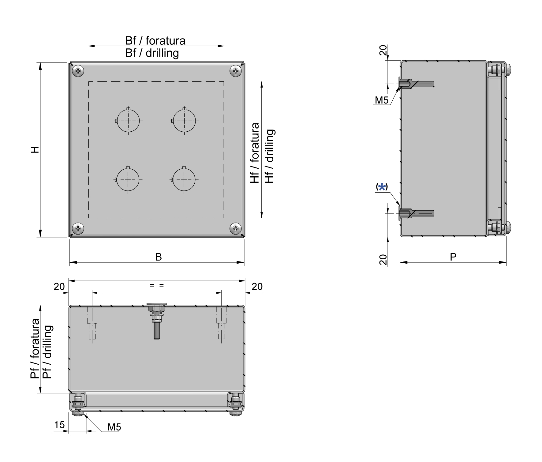 Pulsantiere in acciaio inox per Quadri Elettrici | COMPEX